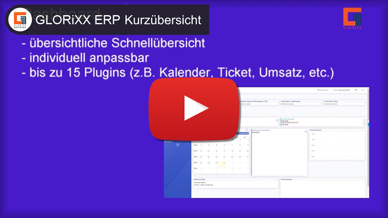 GLORiXX ERP – GLORiXX Software